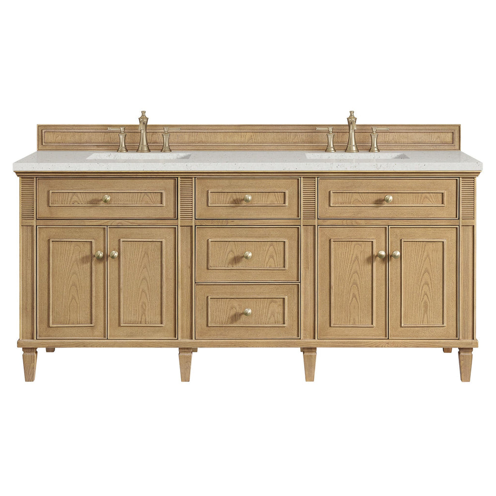 72" Lorelai Double Vanity, Light Natural Oak – Vanities Depot