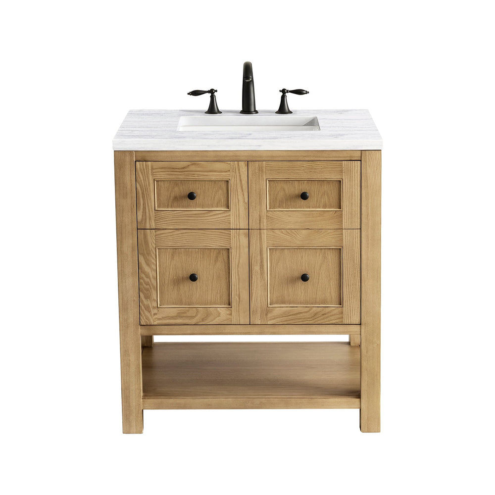 30" Breckenridge Single Vanity, Light Natural Oak – Vanities Depot